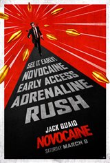 Novocaine: Early Access Adrenaline Rush movie large poster.